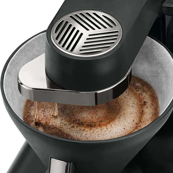 מכונת קפה פילטר מליטה בצבע שחור וכסוף - Melitta EPOUR Silver – Creama+